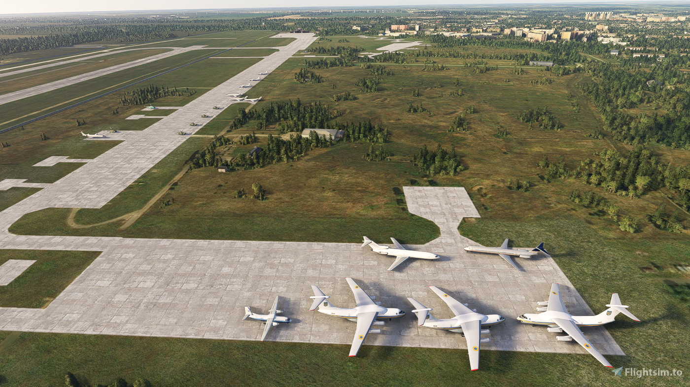 Real world static airplanes for UKBB Kyiv Boryspil airport for ...