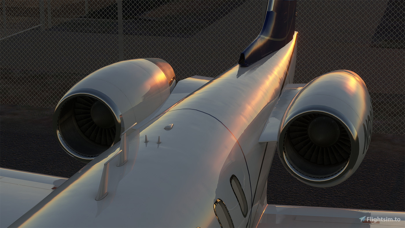 Realistic Engine Fan Textures - Flysimware Learjet 35A para Microsoft ...