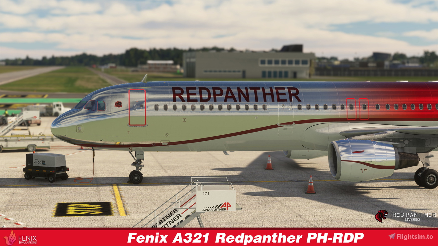 Redpanther A321 PH-RDP for Microsoft Flight Simulator | MSFS