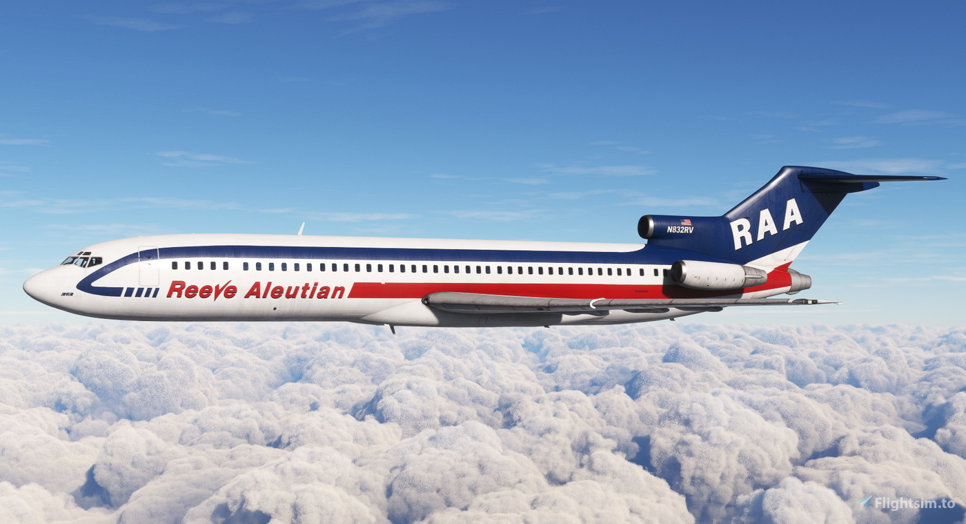 Reeve Aleutian Airways N831RV | FlightSim Studio - B727 Freighter [4K ...