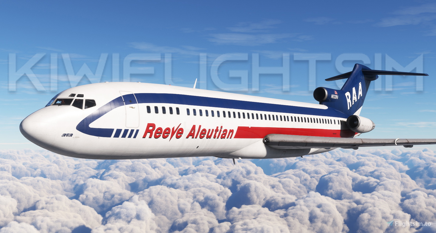 Reeve Aleutian Airways N831RV | FlightSim Studio - B727 Freighter [4K ...
