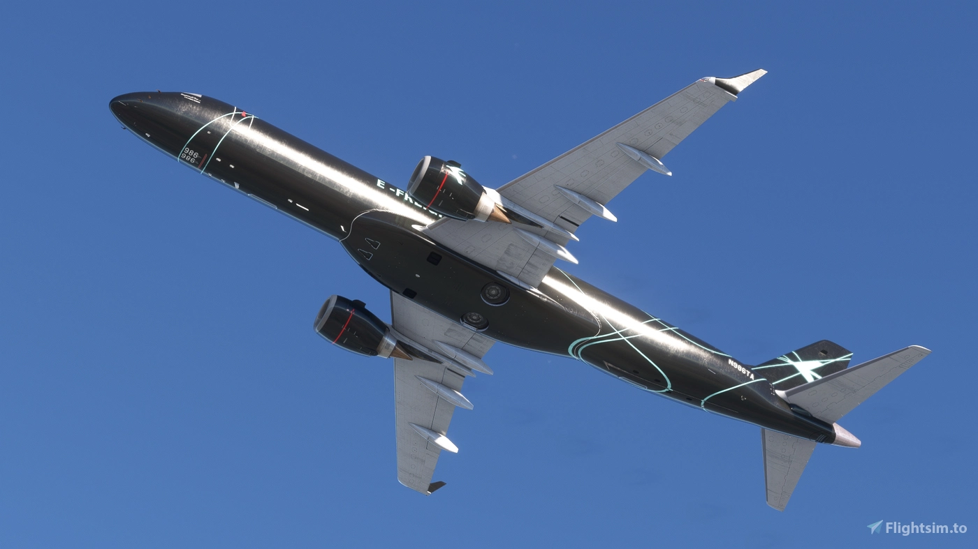 RegionalOne N986TA Embraer E190F for Microsoft Flight Simulator | MSFS