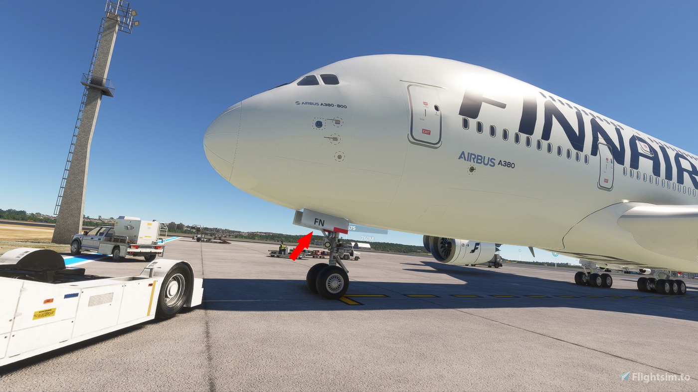 Repaint Liverie FINNAIR A380 Bredok3d for Microsoft Flight Simulator | MSFS