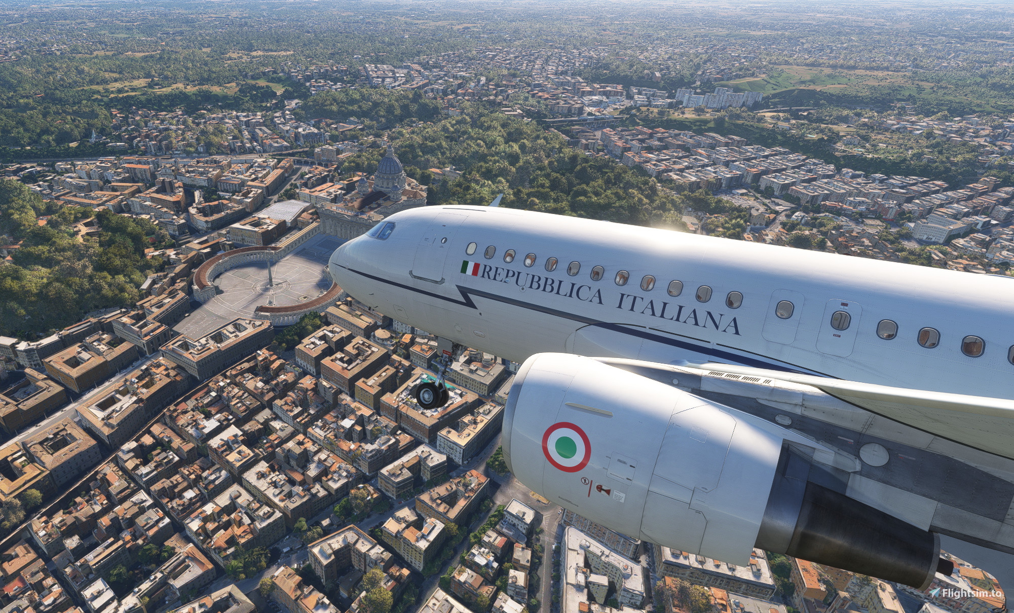 Repubblica Italiana A319-100 ACJ (MM-62209) | Fenix A319 CFM | w/ vip ...