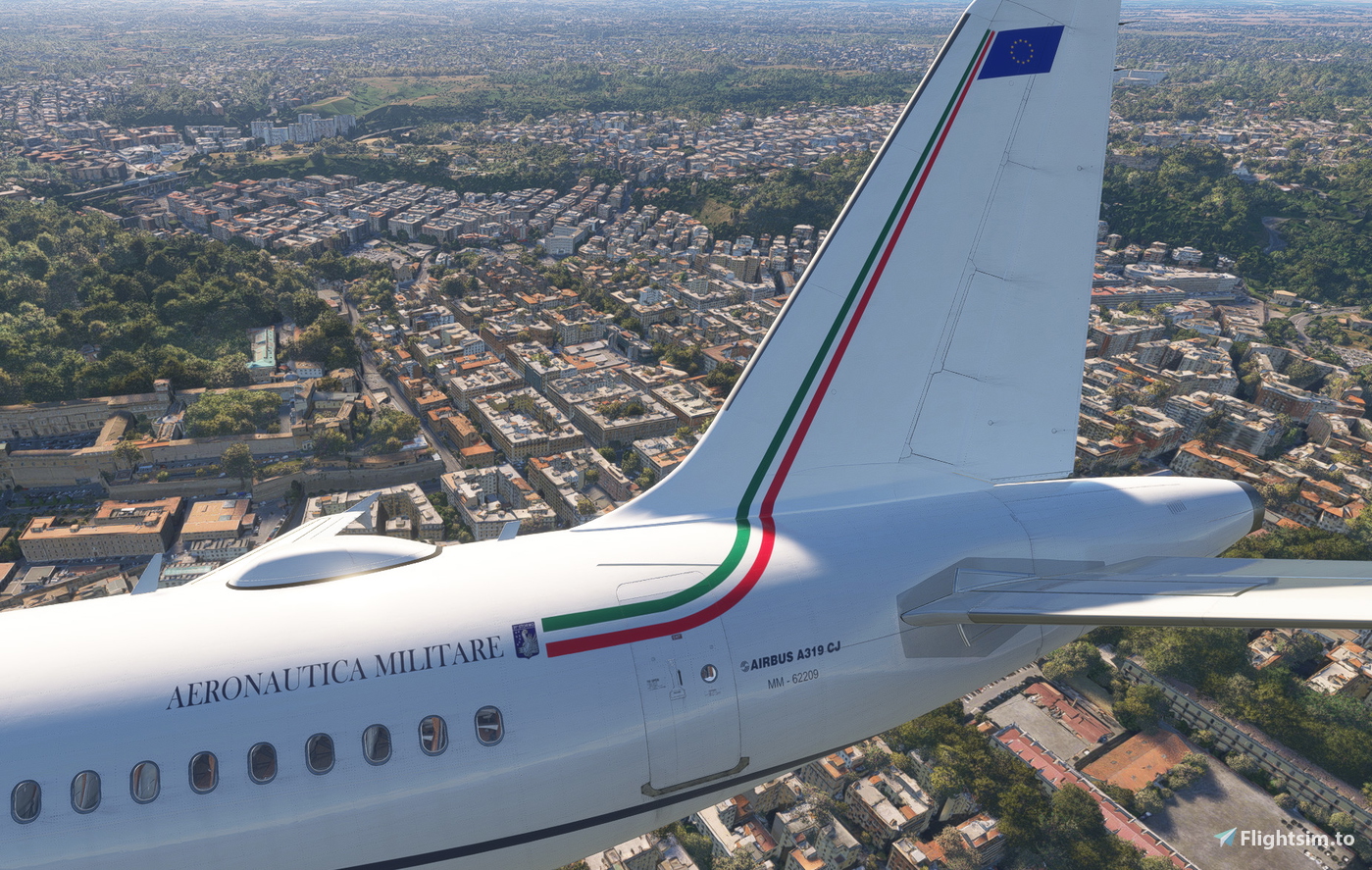 Repubblica Italiana A319-100 ACJ (MM-62209) | Fenix A319 CFM | w/ vip ...