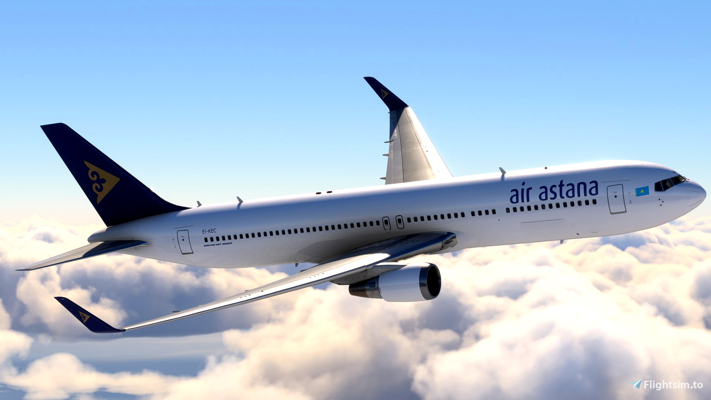 RHDSim B767 Air Astana EI-KEC for Microsoft Flight Simulator | Feed
