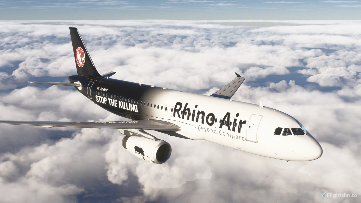 Rhino Air Fenix A320 IAE Stop Poaching Fictional BFU pour Microsoft ...