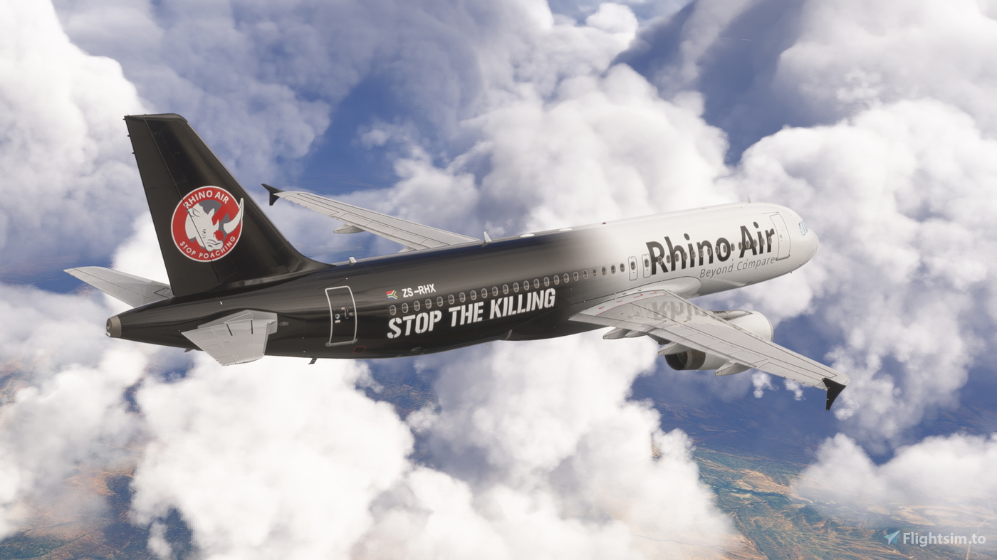 Rhino Air Fenix A320 IAE Stop Poaching Fictional BFU for Microsoft ...