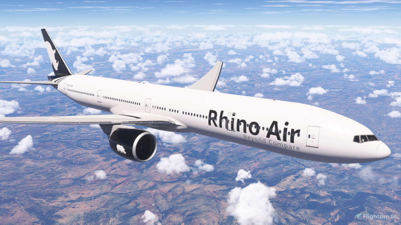 Rhino Air Boeing 777-300ER PMDG pour Microsoft Flight Simulator | MSFS