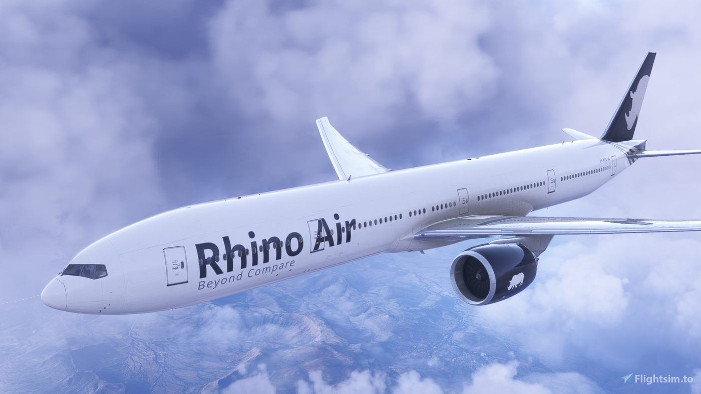Rhino Air Boeing 777-300ER PMDG pour Microsoft Flight Simulator | MSFS