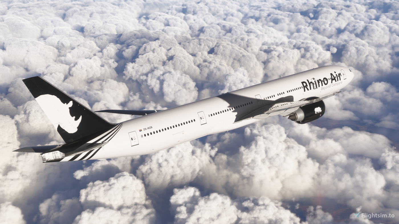 Rhino Air Boeing 777-300ER PMDG のために Microsoft Flight Simulator | MSFS