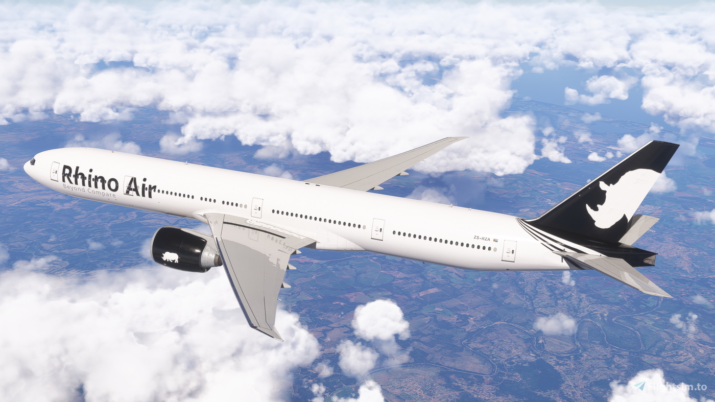 Rhino Air Boeing 777-300ER PMDG para Microsoft Flight Simulator | MSFS