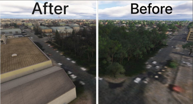 Rio Gallegos Realistic Trees pour Microsoft Flight Simulator | MSFS