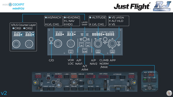 A32NX based | MiniCockpit MiniFCU+MiniEFIS | MobiFlight Profile for ...
