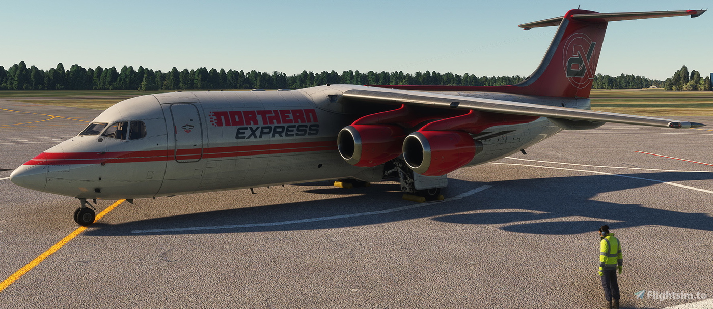 RJ100 QT - Northern Express para Microsoft Flight Simulator | MSFS
