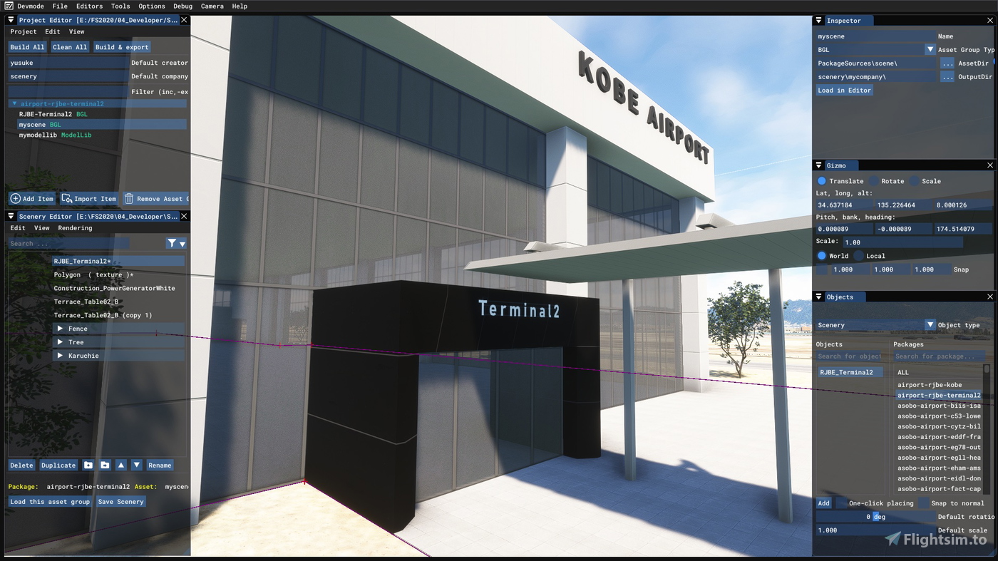[RJBE] Kobe Airport Terminal2 for Microsoft Flight Simulator | MSFS