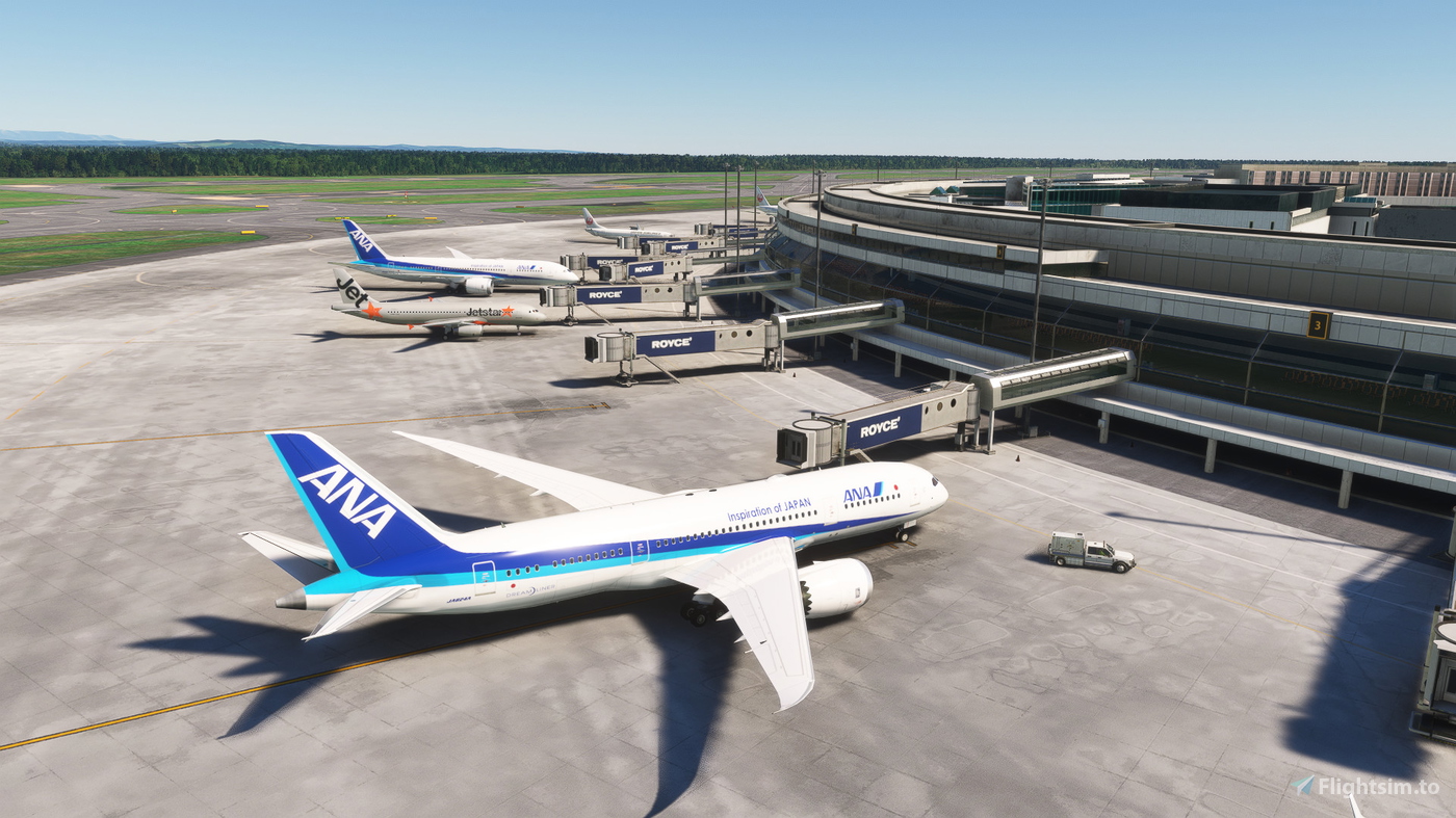 RJCC Sapporo New Chitose - FSLTL Static Aircraft (DominicDesignTeam) for Microsoft Flight ...