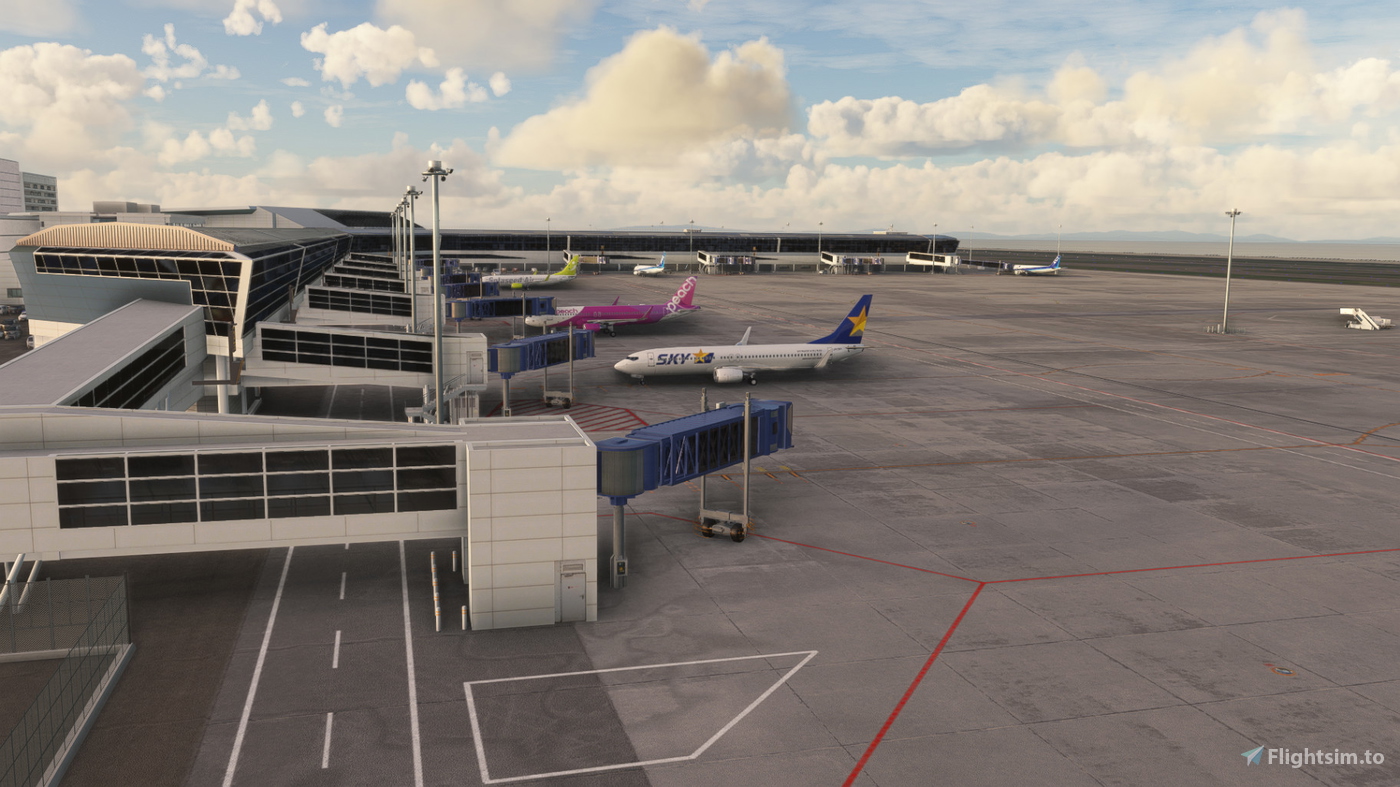 RJGG Nagoya FSLTL Static Aircraft (Franzlhuber) 对于 Microsoft Flight ...