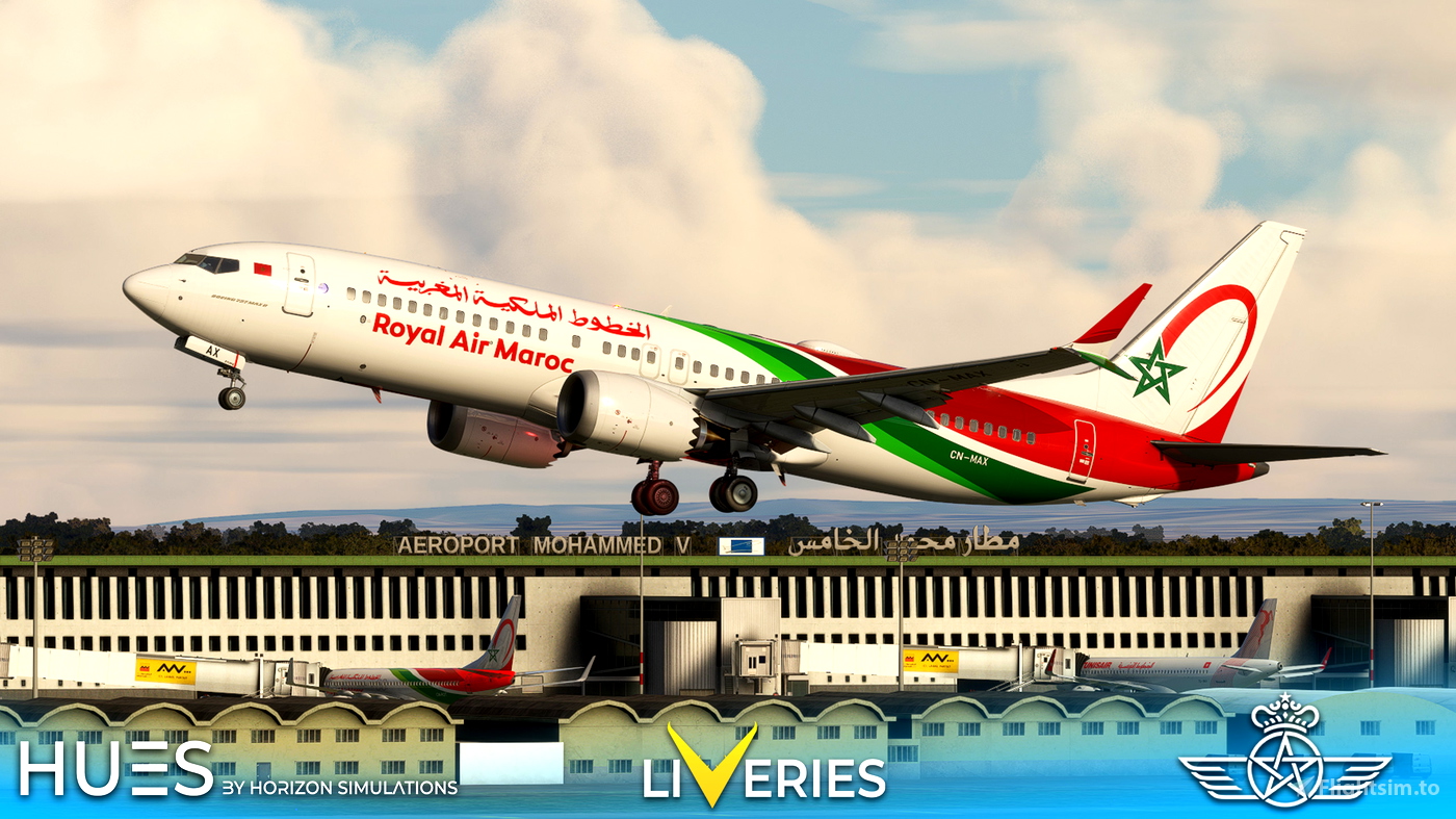 Threads - Royal Air Maroc Pack w/Cabin - iFly 737 MAX 8 for Microsoft Flight Simulator | MSFS