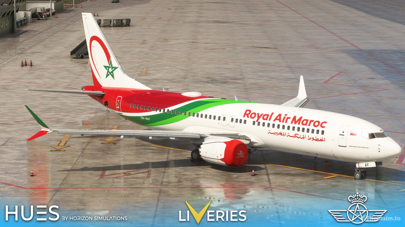 Royal Air Maroc Pack w/Cabin - iFly 737 MAX 8 для Microsoft Flight Simulator | MSFS