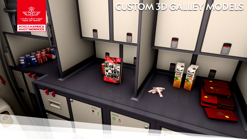 Royal Air Maroc Fleet w/ 3D Cabin | iFly 737 MAX 8 for Microsoft Flight ...