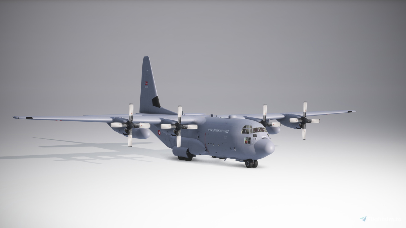 Royal Danish Air Force RDAF C-130J Livery Pack for Microsoft Flight Simulator | MSFS