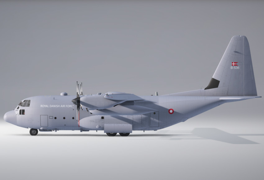 Royal Danish Air Force RDAF C-130J Livery Pack for Microsoft Flight Simulator | MSFS