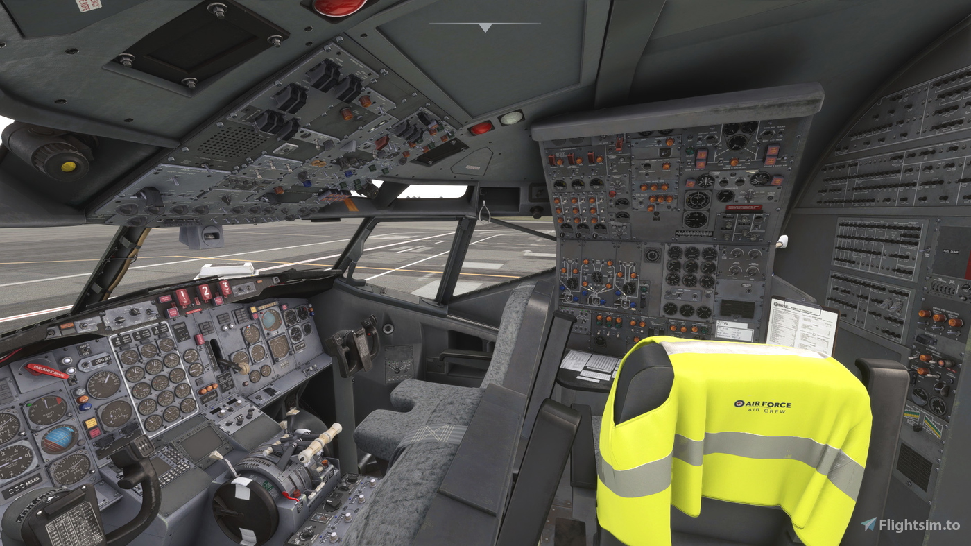 Royal NZ Air Force NZ7272 w/Cabin & Cockpit| FlightSim Studios B727 ...