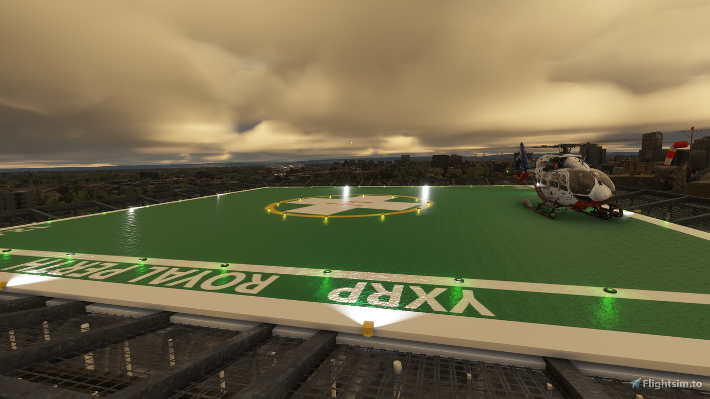 Royal Perth Hospital heliport para Microsoft Flight Simulator | MSFS