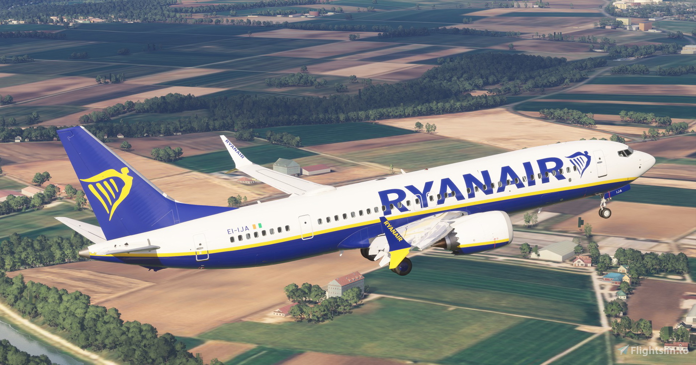 Ryanair - EI-IJA | Asobo 737-8MAX | 8K for Microsoft Flight Simulator ...