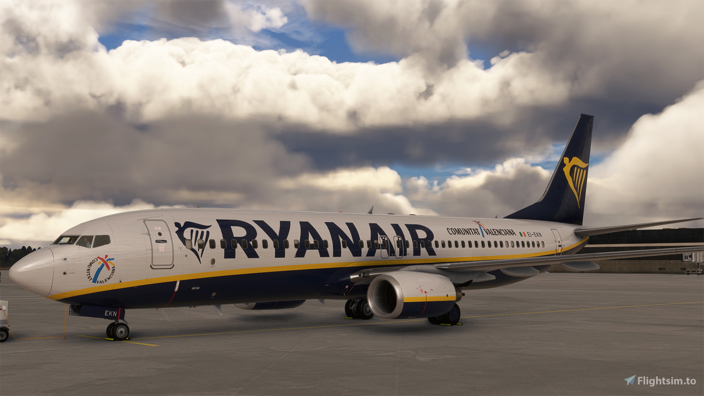 Ryanair "logojets" PMDG 737-800BW Pack 2 for Microsoft Flight Simulator ...