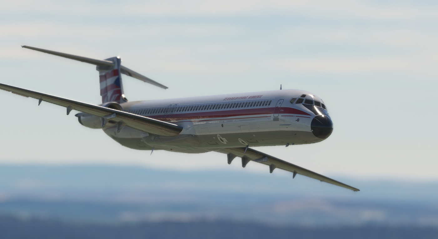 ČSA Československé Aerolinie (fictional) [OK-MDG] Leonardo MD82 (Fly ...