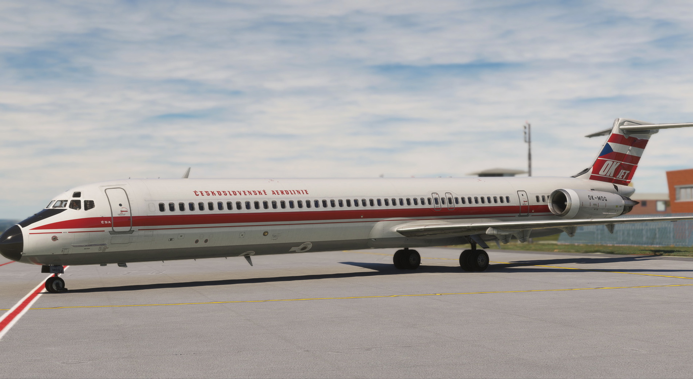 ČSA Československé Aerolinie (fictional) [OK-MDG] Leonardo MD82 (Fly ...
