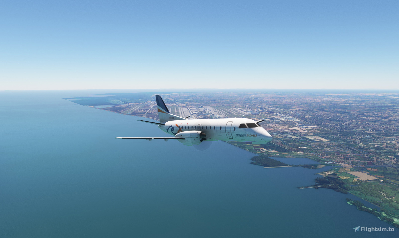 Saab 340 aircraft for MSFS2020 4K para Microsoft Flight Simulator | MSFS