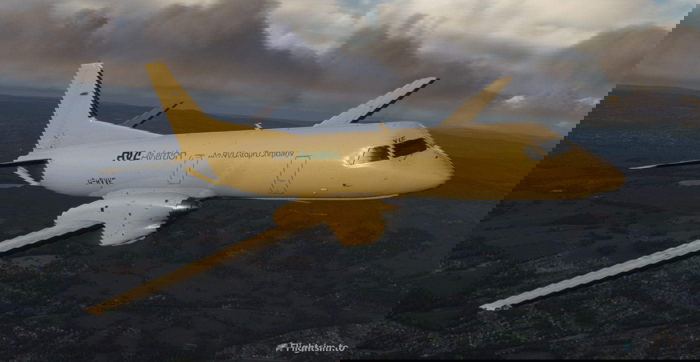 SAAB 340 G-RVVE RSL Aviation for Microsoft Flight Simulator | MSFS
