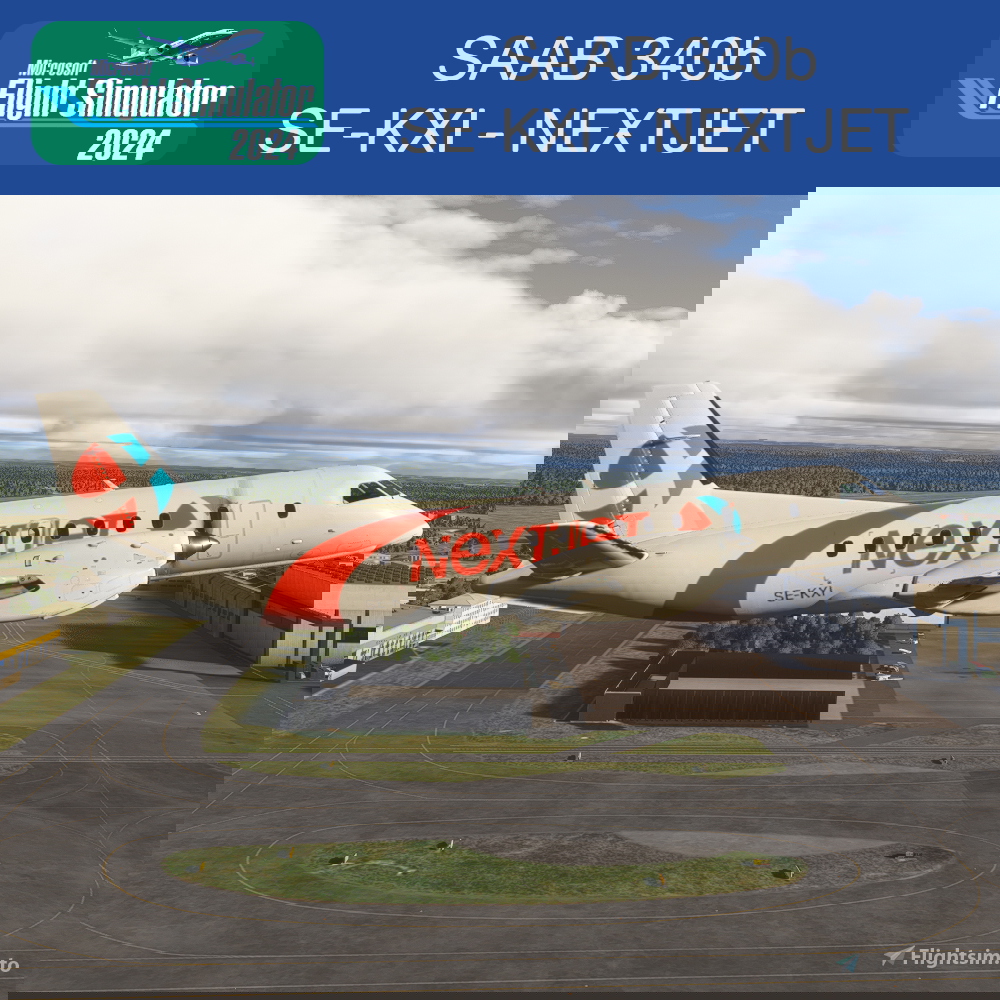 SAAB 340 SE-KXI NEXTJET for Microsoft Flight Simulator | MSFS