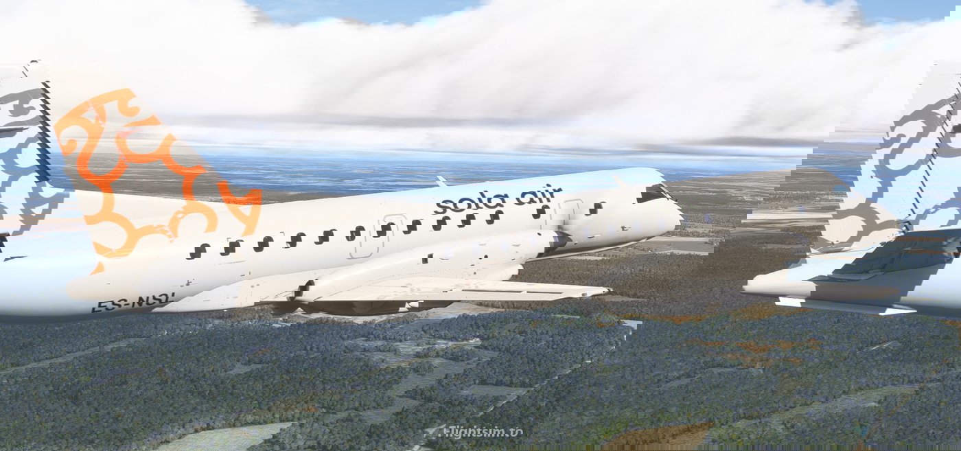SAAB 340 Sola Air ES-NLC for Microsoft Flight Simulator | MSFS