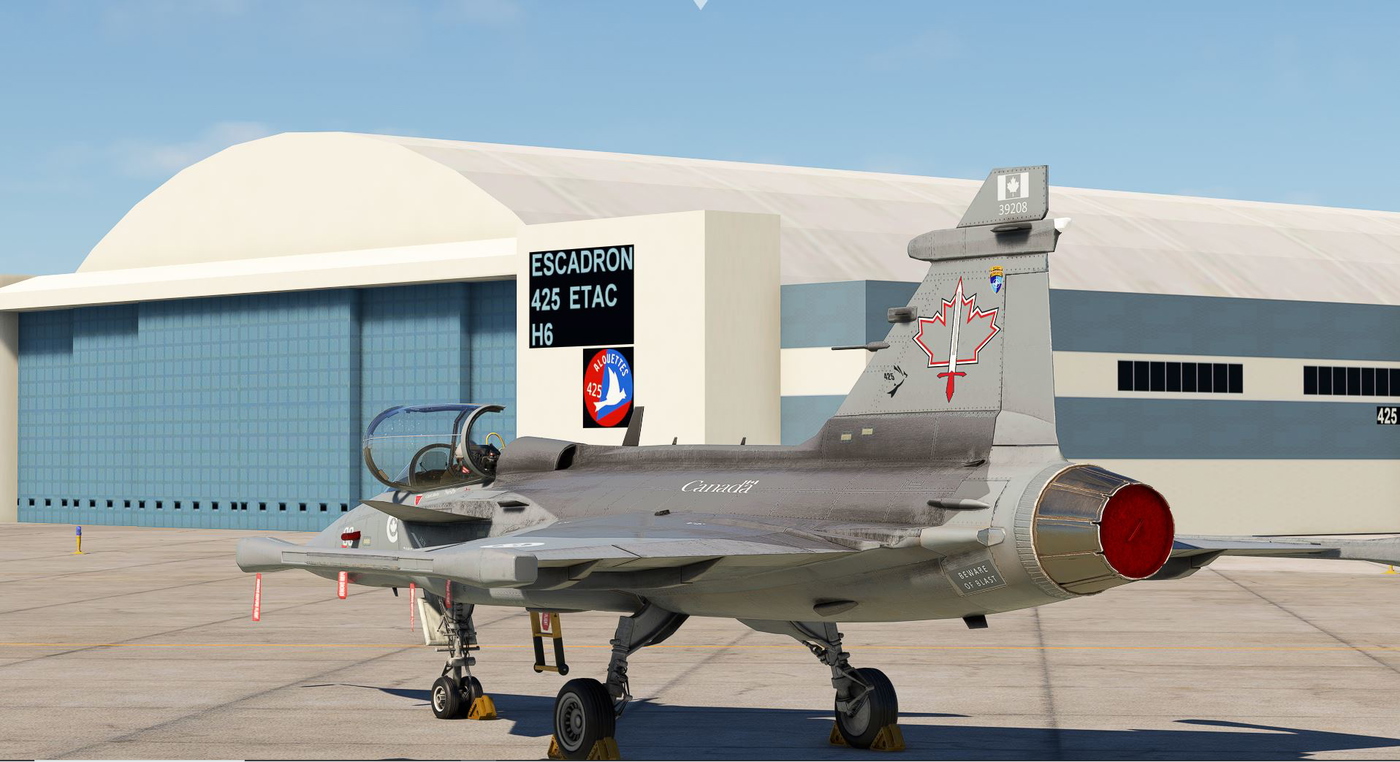 SAAB Griffin RCAF-ARC 对于 Microsoft Flight Simulator | MSFS