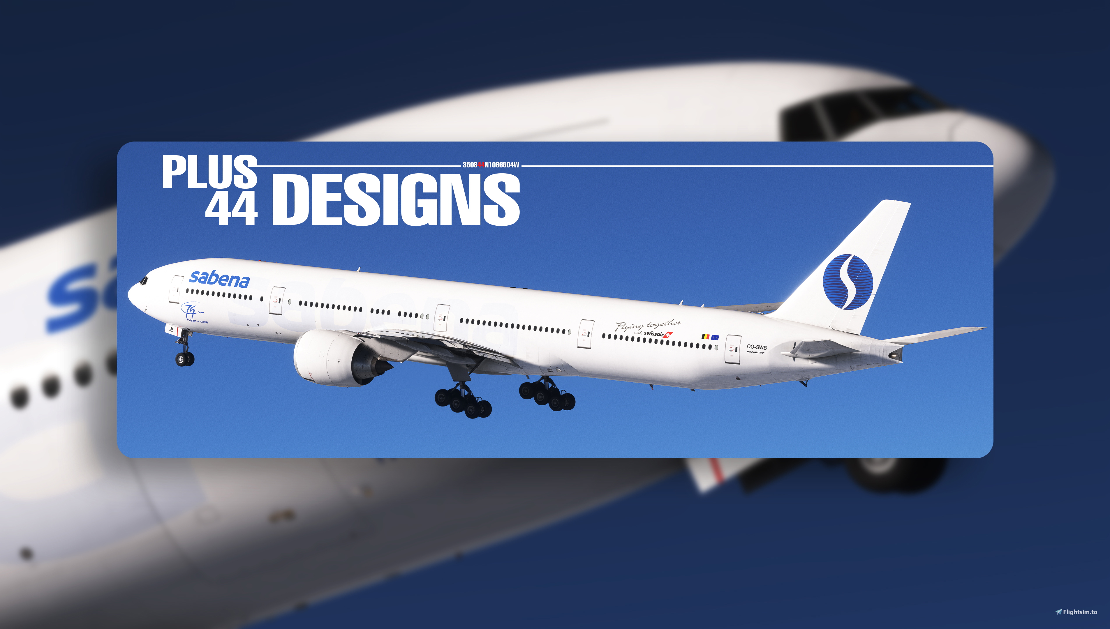 Sabena (OO-SWB) PMDG 777-300ER - 8K - MSFS Add-on - Flightsim.to