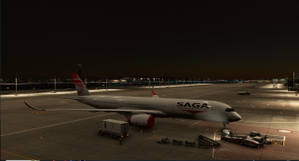 Saga Airlines | iniBuilds A350-900 4K Livery - MSFS Add-on - Flightsim.to