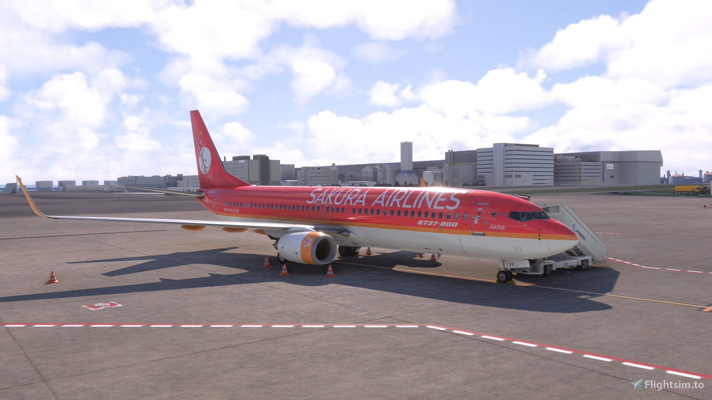 Sakura Airlines - PMDG 737-800 - JA997S "Akita" for Microsoft Flight Simulator | MSFS
