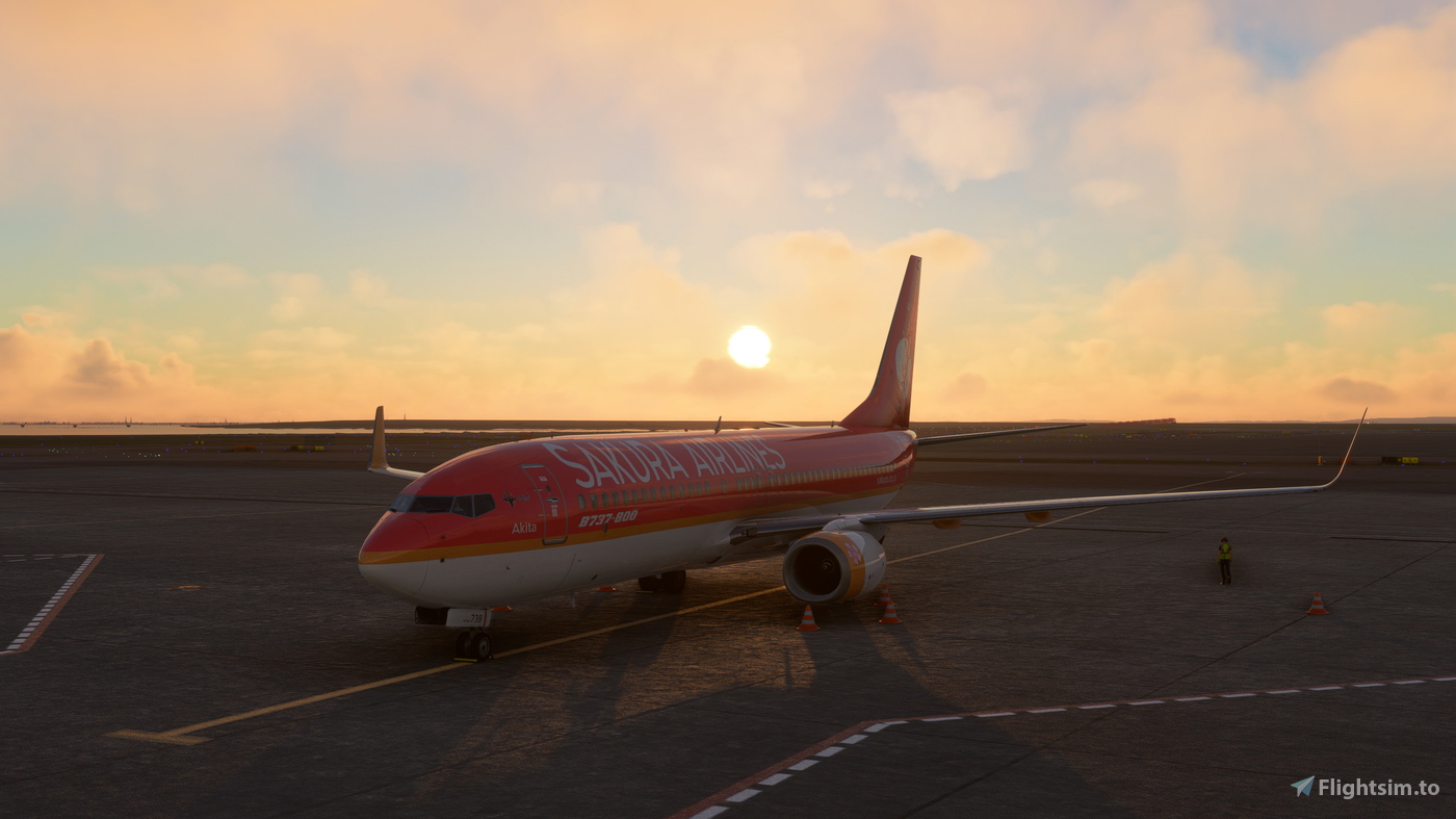 Sakura Airlines - PMDG 737-800 - JA997S "Akita" for Microsoft Flight Simulator | MSFS