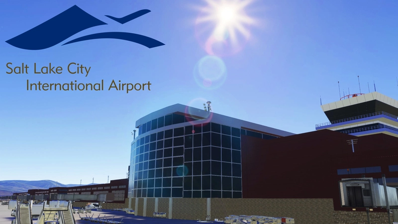 Salt Lake City International, Custom Scenery for Microsoft Flight ...