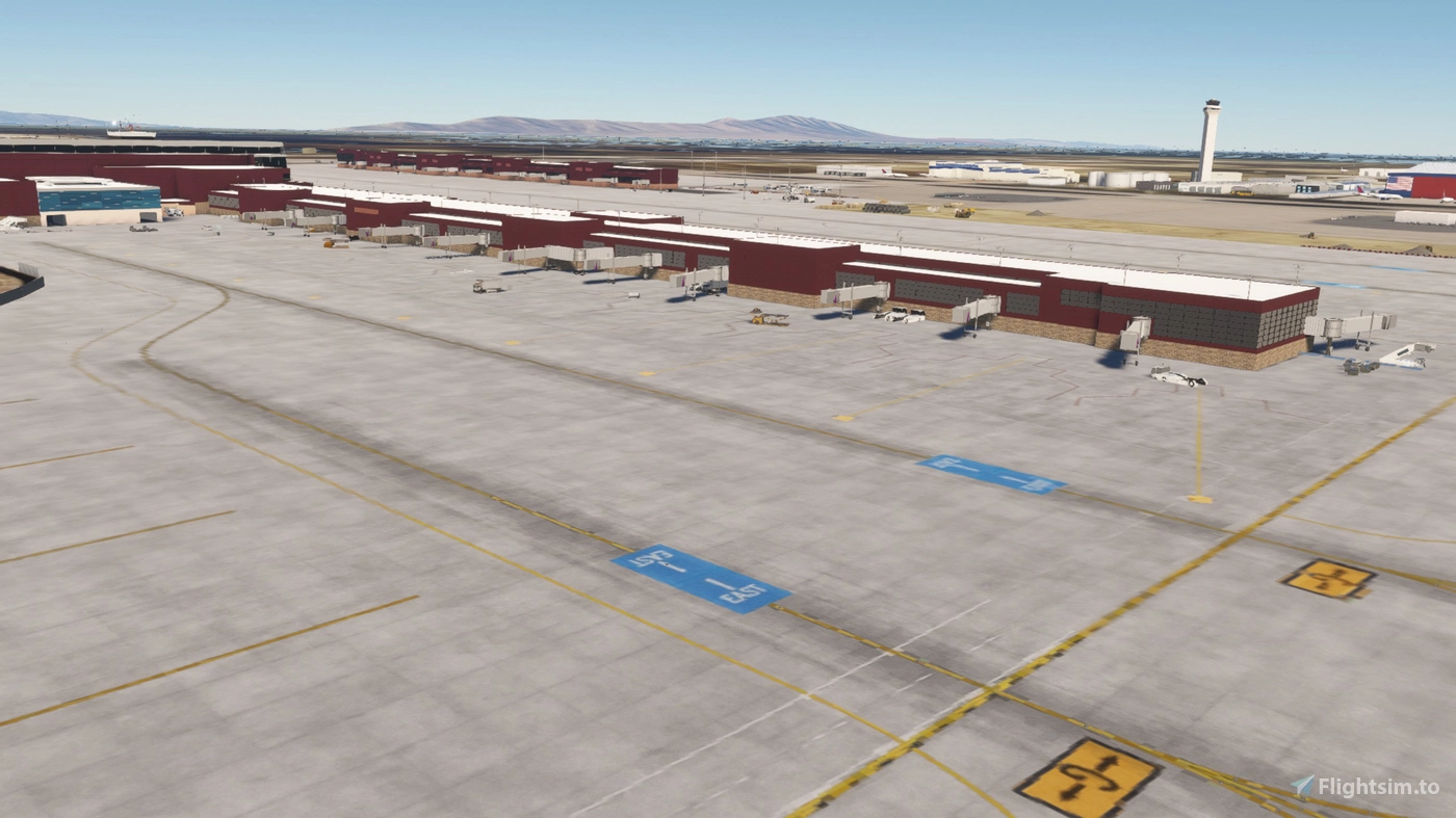 Salt Lake City International, Custom Scenery for Microsoft Flight ...