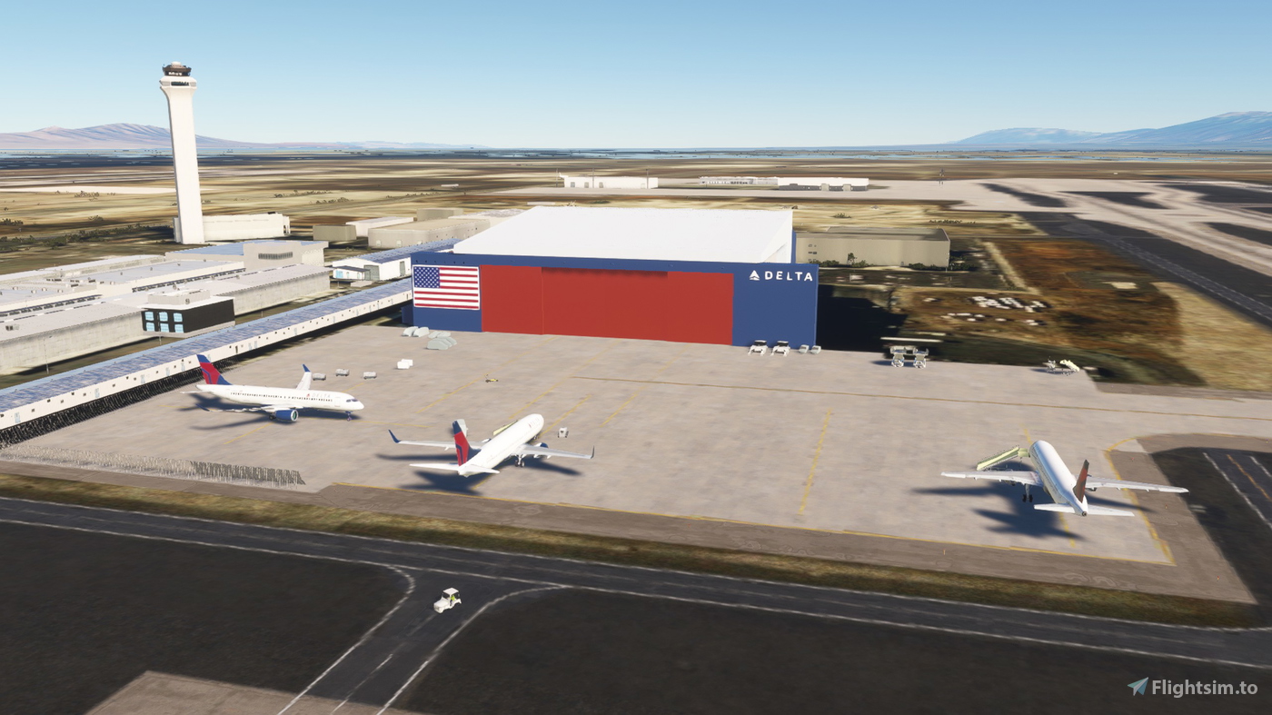 Salt Lake City International, Custom Scenery for Microsoft Flight ...