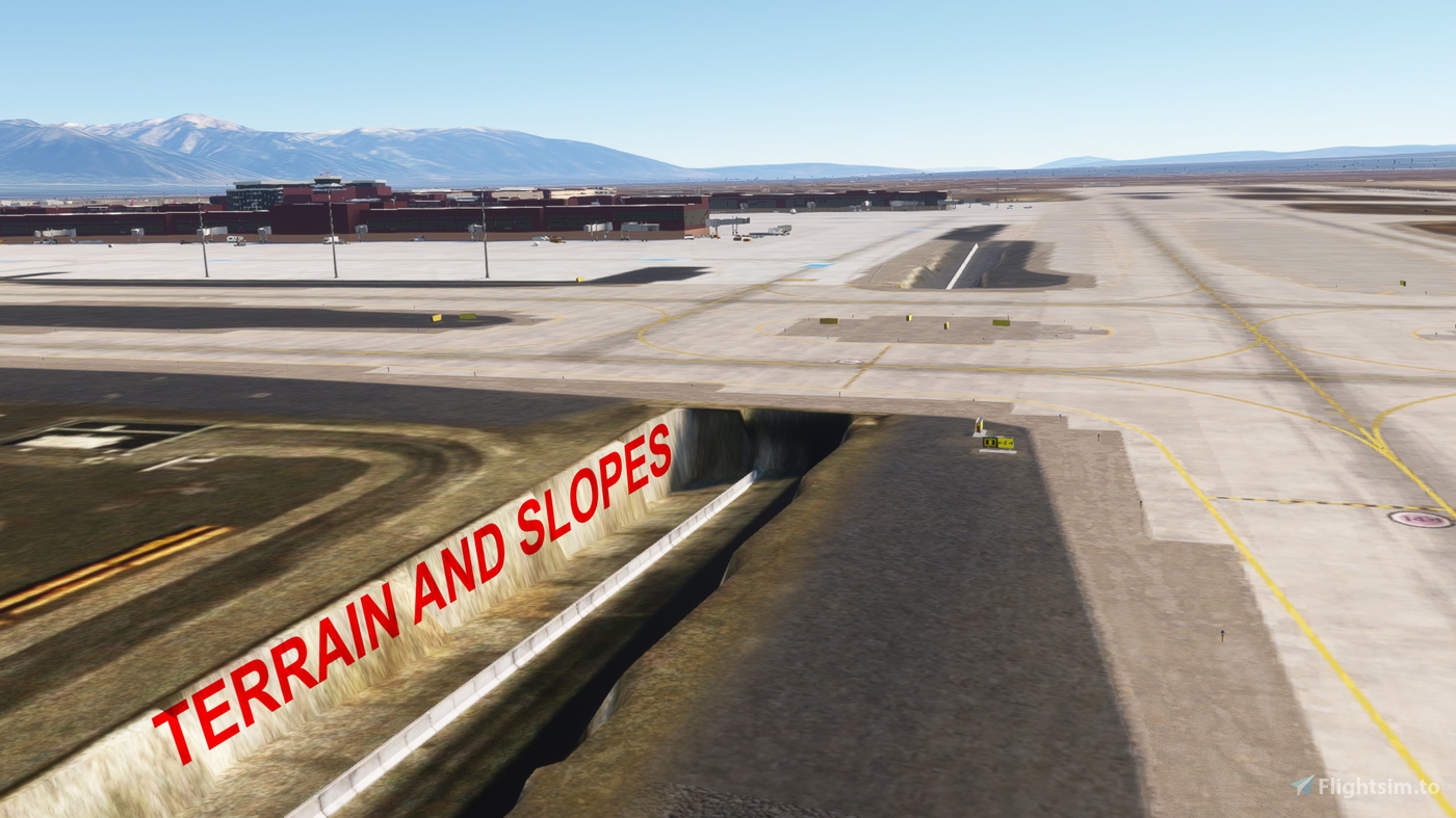 Salt Lake City International, Custom Scenery for Microsoft Flight ...