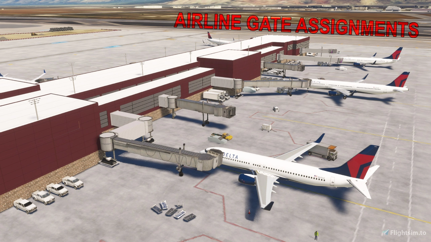 Salt Lake City International, Custom Scenery for Microsoft Flight ...