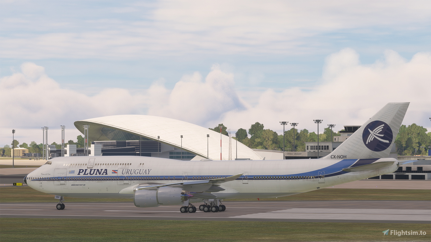 Salty Boeing 747-8i — PLUNA for Microsoft Flight Simulator | MSFS