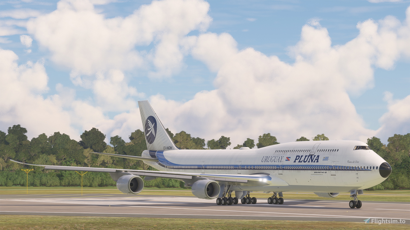 Salty Boeing 747-8i — PLUNA for Microsoft Flight Simulator | MSFS