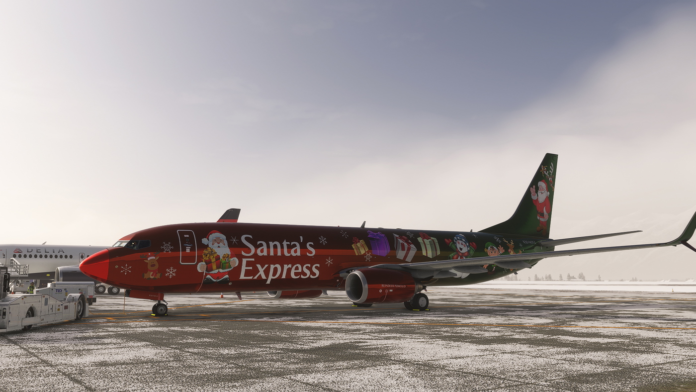 Santa Express R3D-NO53 PMDG 737-800BCF SSW pour Microsoft Flight ...